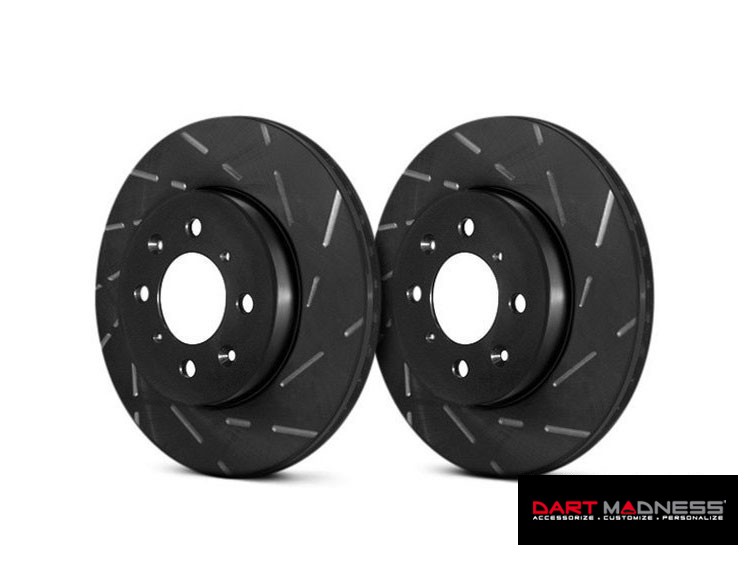 Dodge Dart Brake Rotors - EBC - Front - Slotted